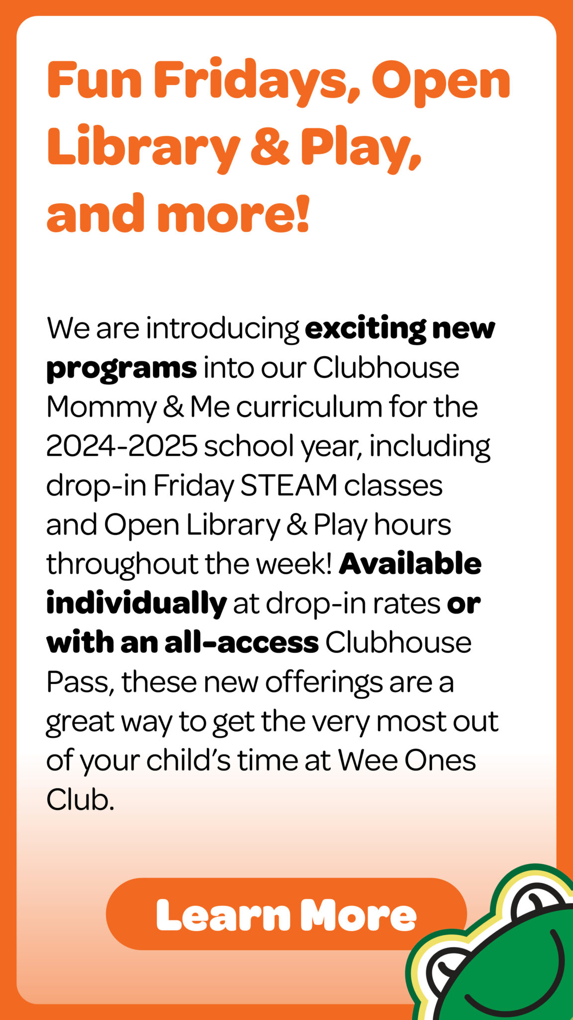 Wee Ones Club | NYC | Mommy and Me | Toddlers | Pre K Classes